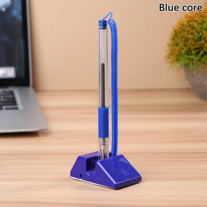 Ручка гелевая "BlueBlack Core", офисная, с держателем, синяя, 0,5мм