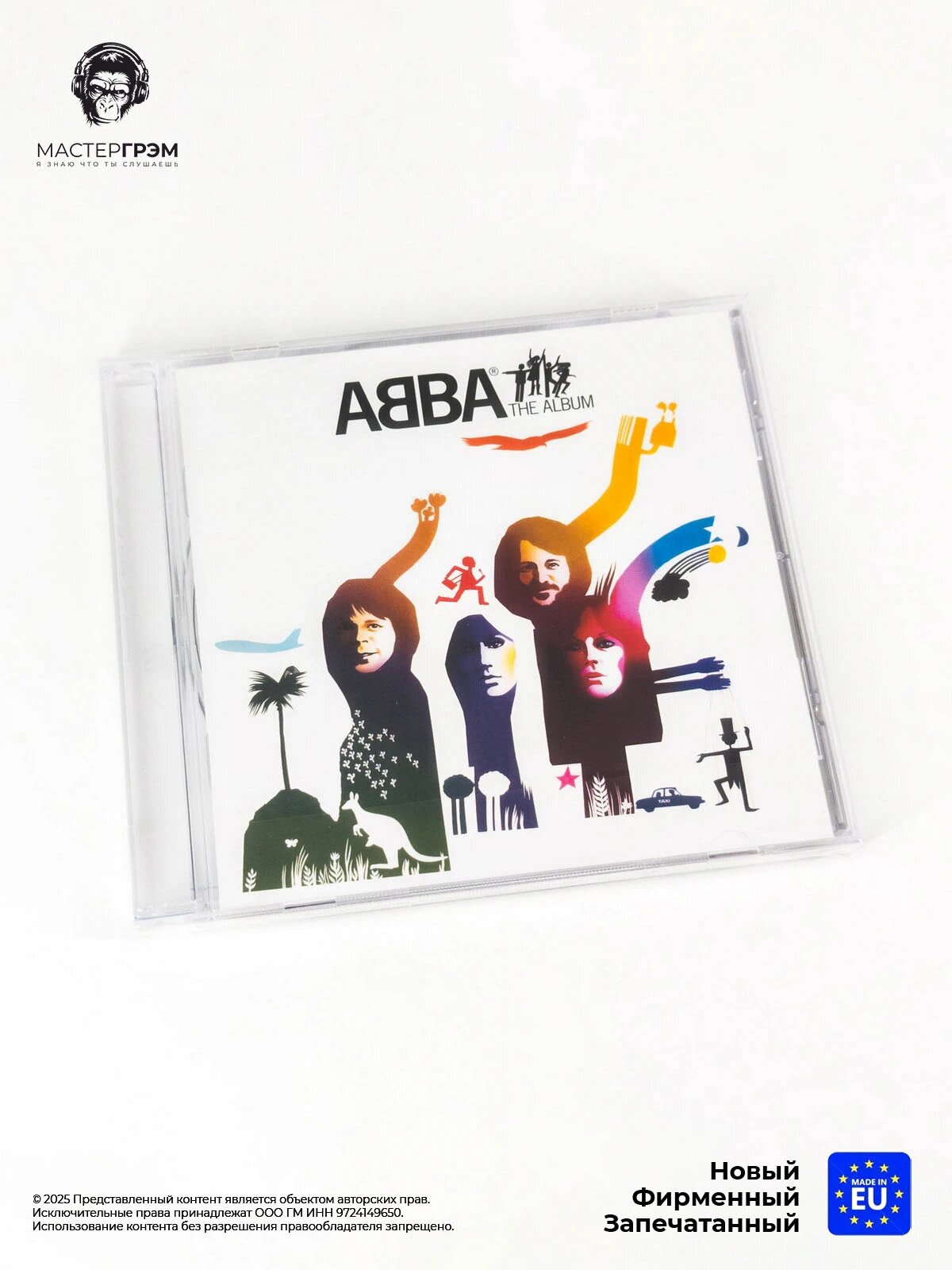 CD диск ABBA - The Album (CD) 2001, Jewel Case