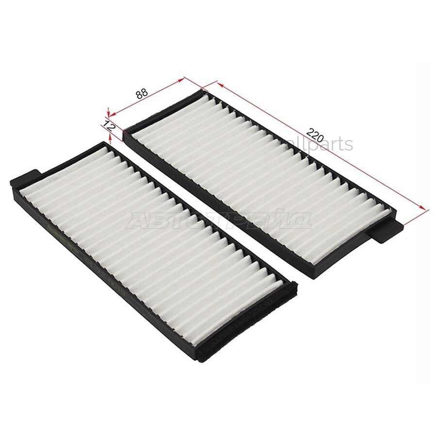 SAT ST-72-0019 Фильтр салонный SsangYong Korando 96-06 / Musso 93-05