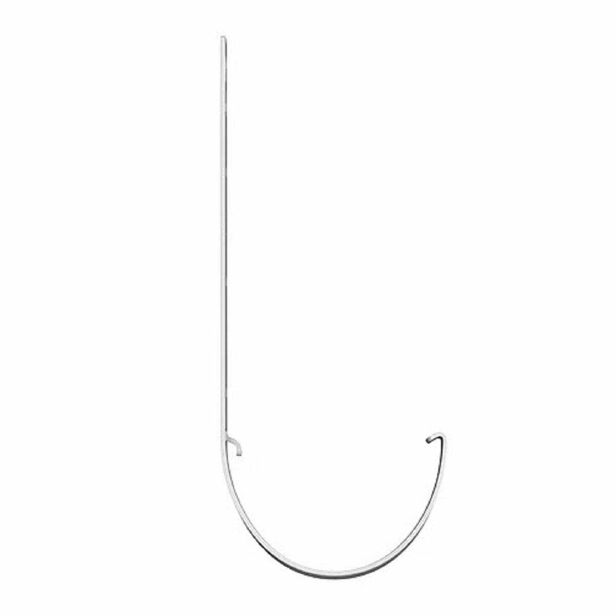 Кронштейн желоба ТН 125/82 металлический белый для ПВХ, 8 шт.