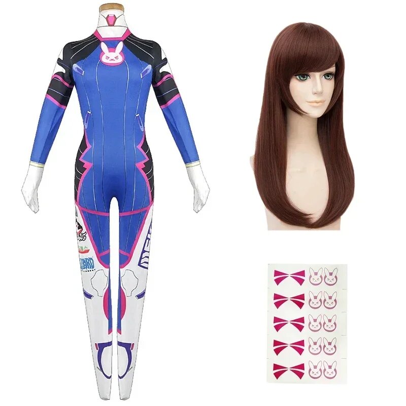Костюм D.Va Overwatch, размер M, Costume set 2