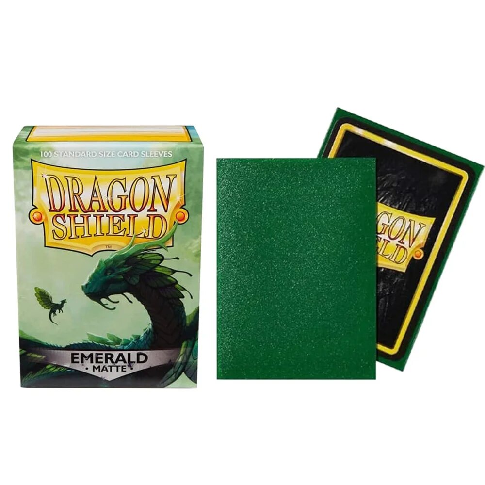 Dragon Shield Чехлы для карт 100 шт, Emerald, зеленый, матовые