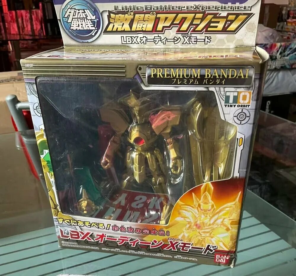 Бандай LBX Hyper Один с золотистым гальваническим покрытием трансформируемая готовая модель!