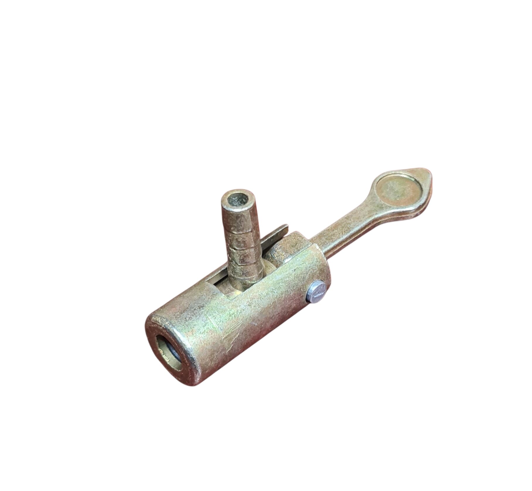 Наконечник насоса с клапаном быстросъемный угловой железный для автомобиля