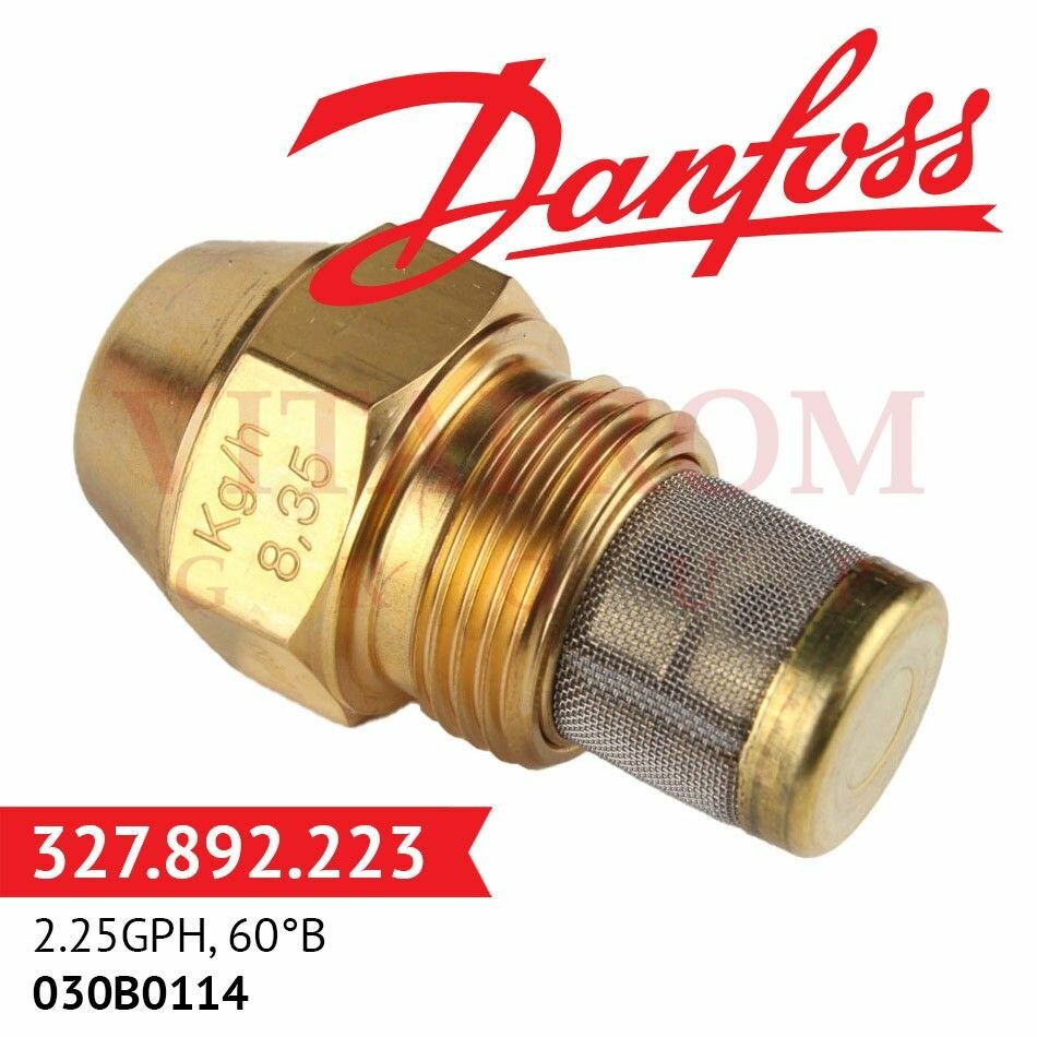 Форсунка Danfoss 2.25GPH, 60B, 030B0114 — фото 1