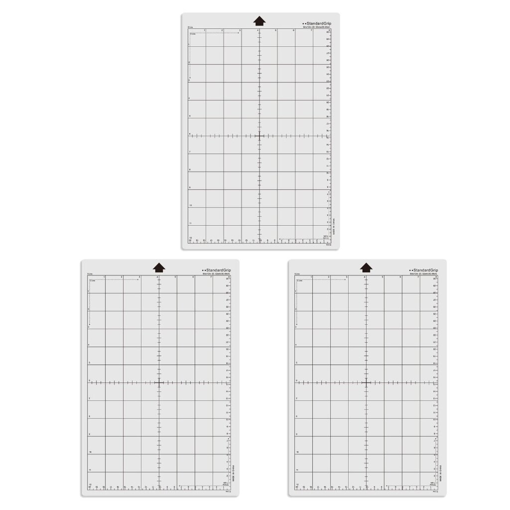 3 листа режущих ковриков для Silhouette Portrait 12x8 дюймов