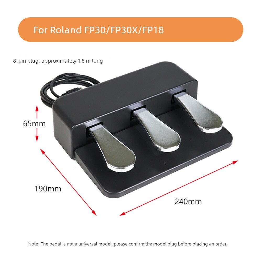 Педаль для подставки электрического фортепиано, универсальная цифровая клавиатура, цифровой синтезатор, MIDI,