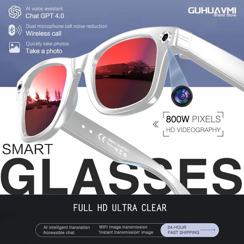Умные очки GUHUAVMI W610 Red coating 800W