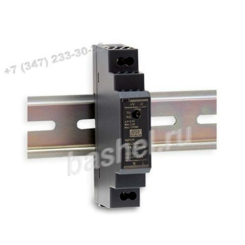 12V, 15W, 1.25A HDR-15-12 DIN, Модуль питания сетевой (блок питания на DIN рейку), MW