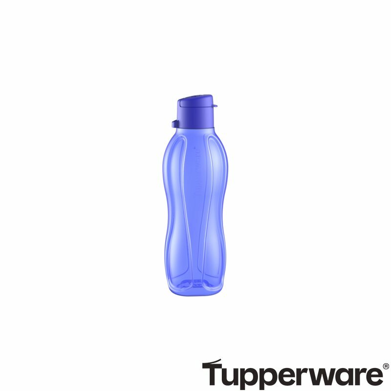 "Эко-бутылка" 500мл с клапаном, синяя . Tupperware