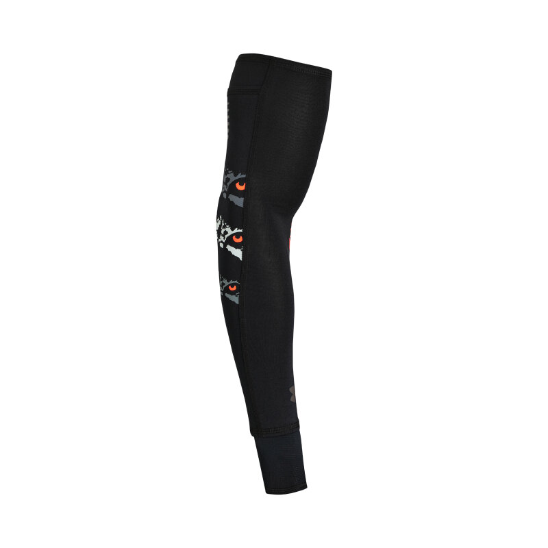 Защита предплечья Under Armour черная и белая, полиэстер, эластан