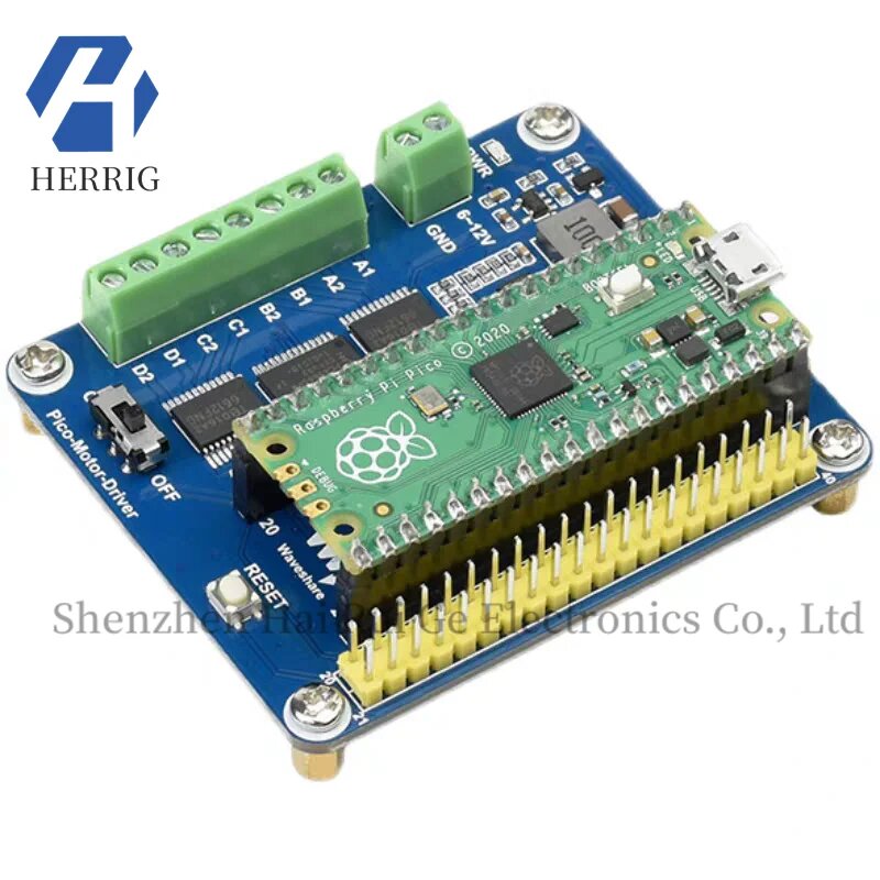 Плата драйвера двигателя Raspberry Pi Pico — фото 1