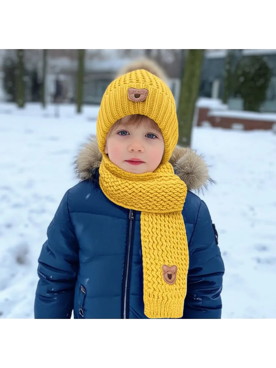 Шапка осень/зима 2026 для детей