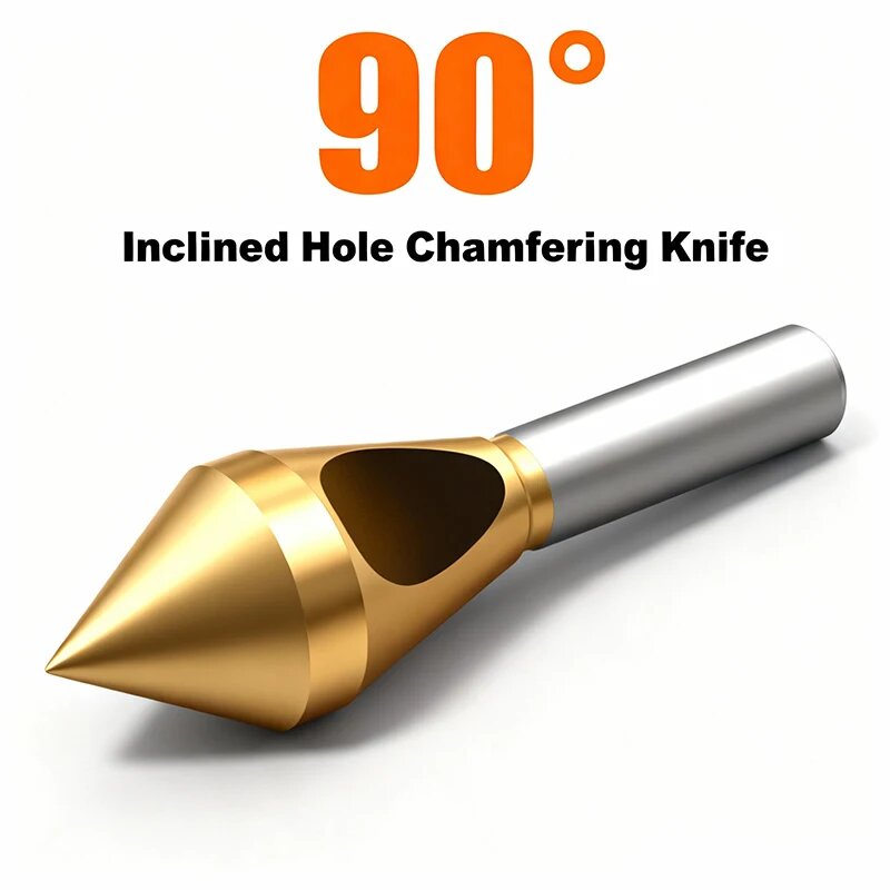 Зенкер KCUTEER 90° D25x10-23mm, высокоскоростная сталь