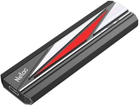 Накопитель SSD Netac USB-C 1TB NT01ZX20L-001T-32BK ZX20L черный