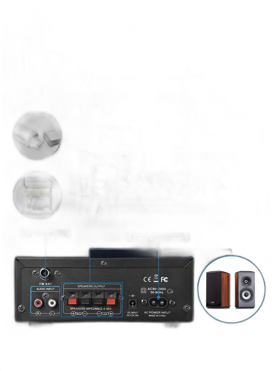 Усилитель звука 2 1