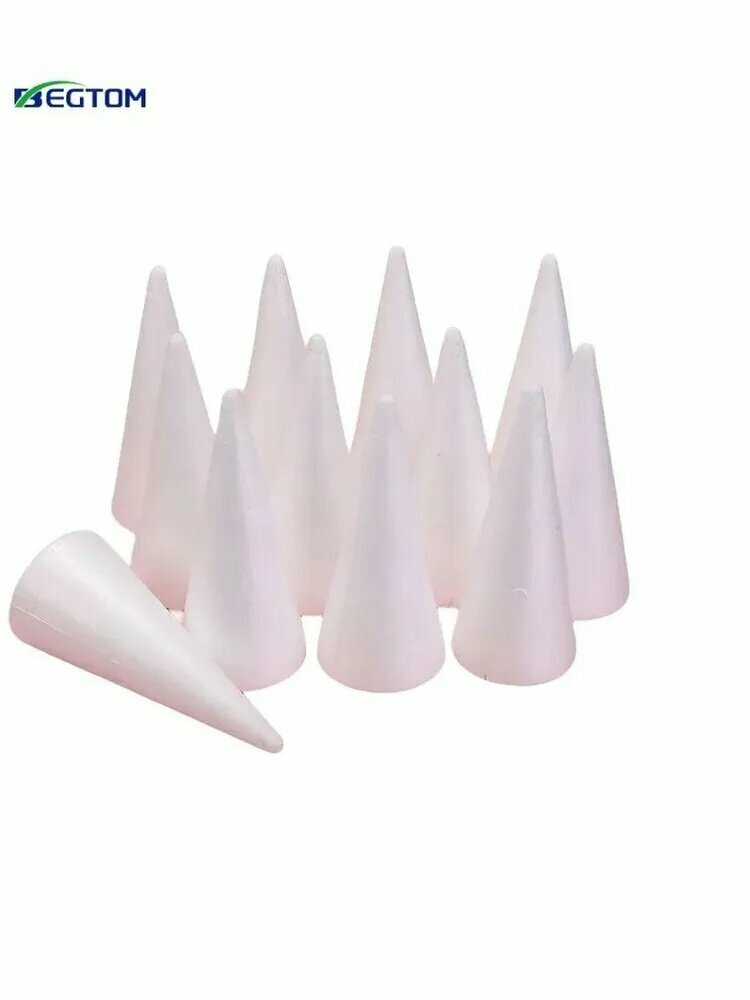 10шт 60 мм Модель пенопластового конуса