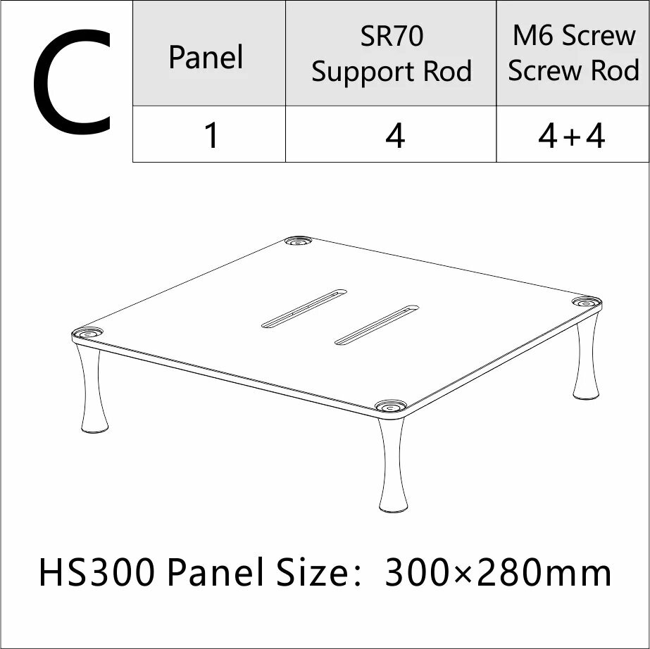 DD ddHiFi HS300 HiFi-подставка для настольного ЦАП, теплый серый, холодный серый, розовато-серый, анодированный серебристый и песочный черный