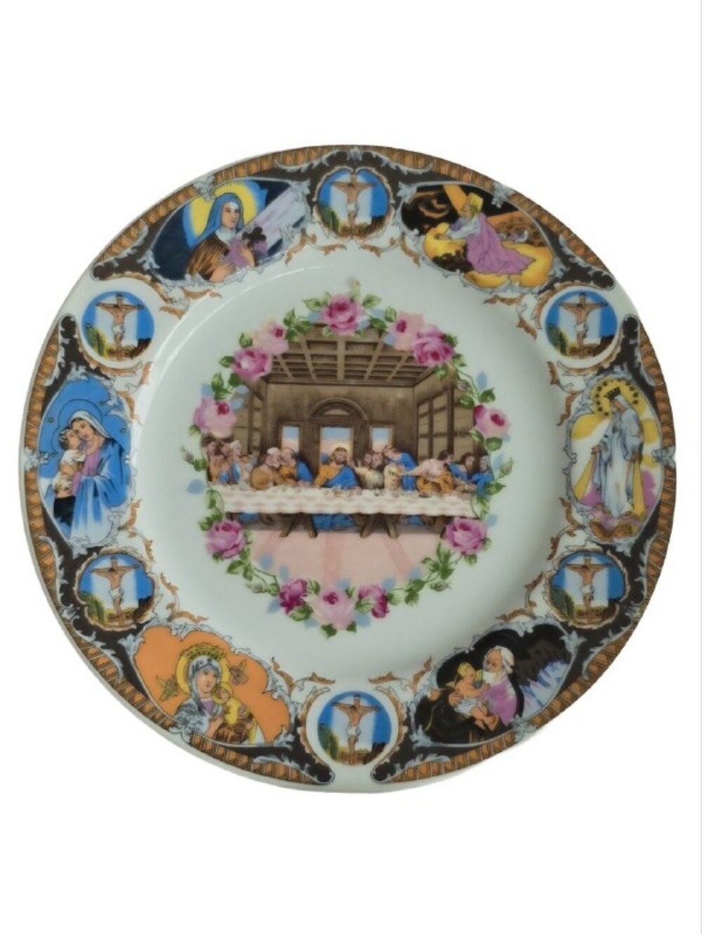 Тарелка декоративная "Тайная вечеря" Япония