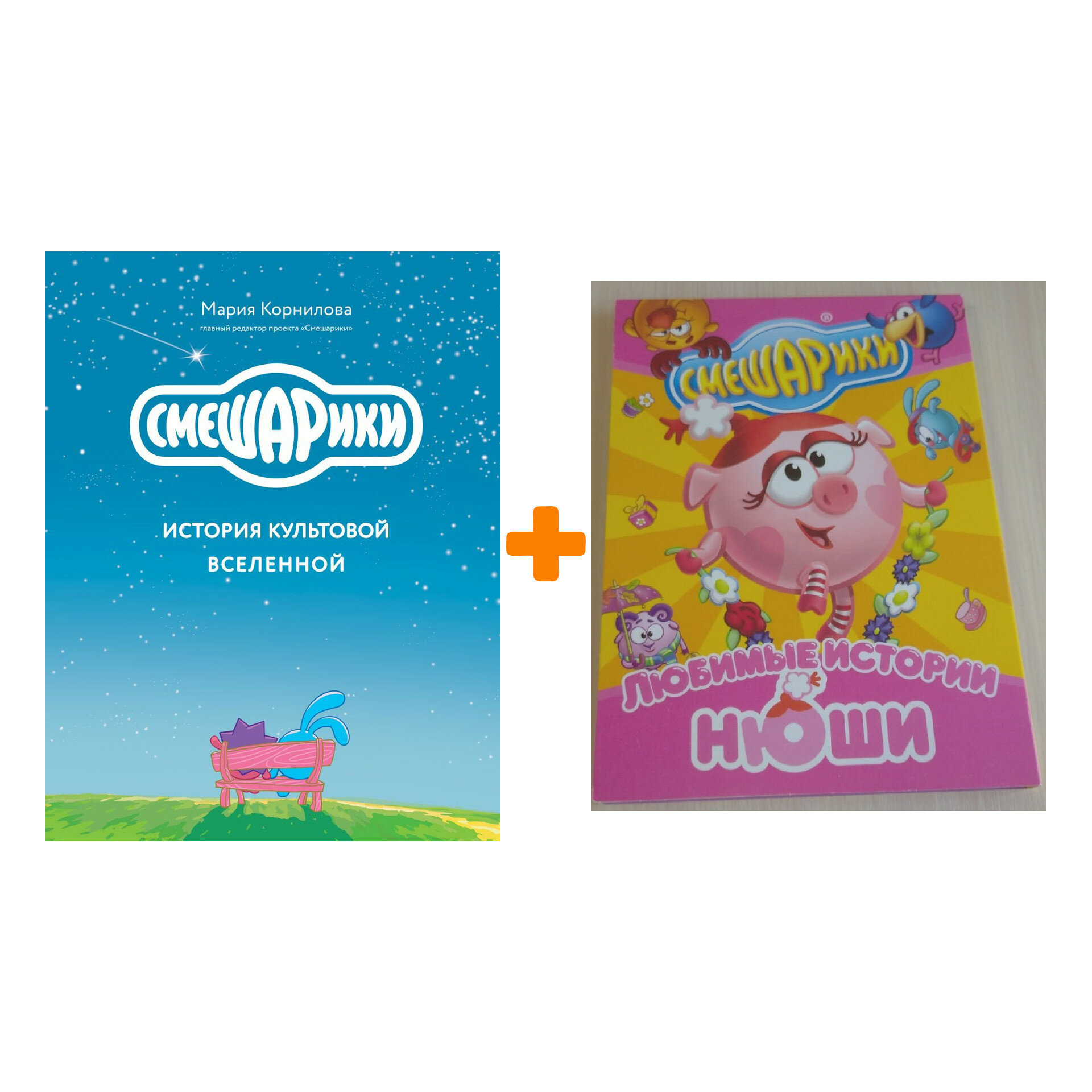 Смешарики Любимые истории Нюши + книга Смешарики. История культовой Вселенной