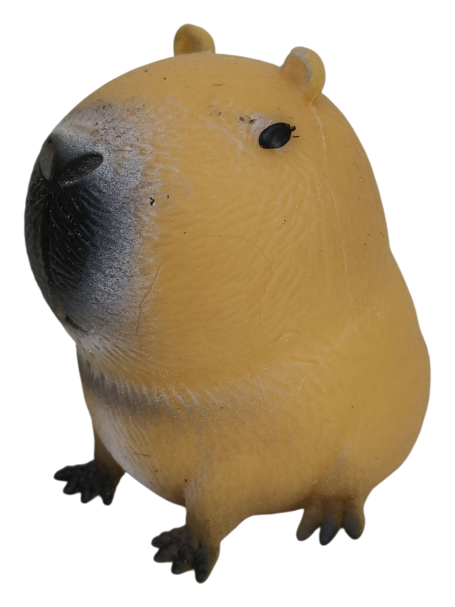 Игрушка мялка-антистресс Капибара, 8см, бежевый