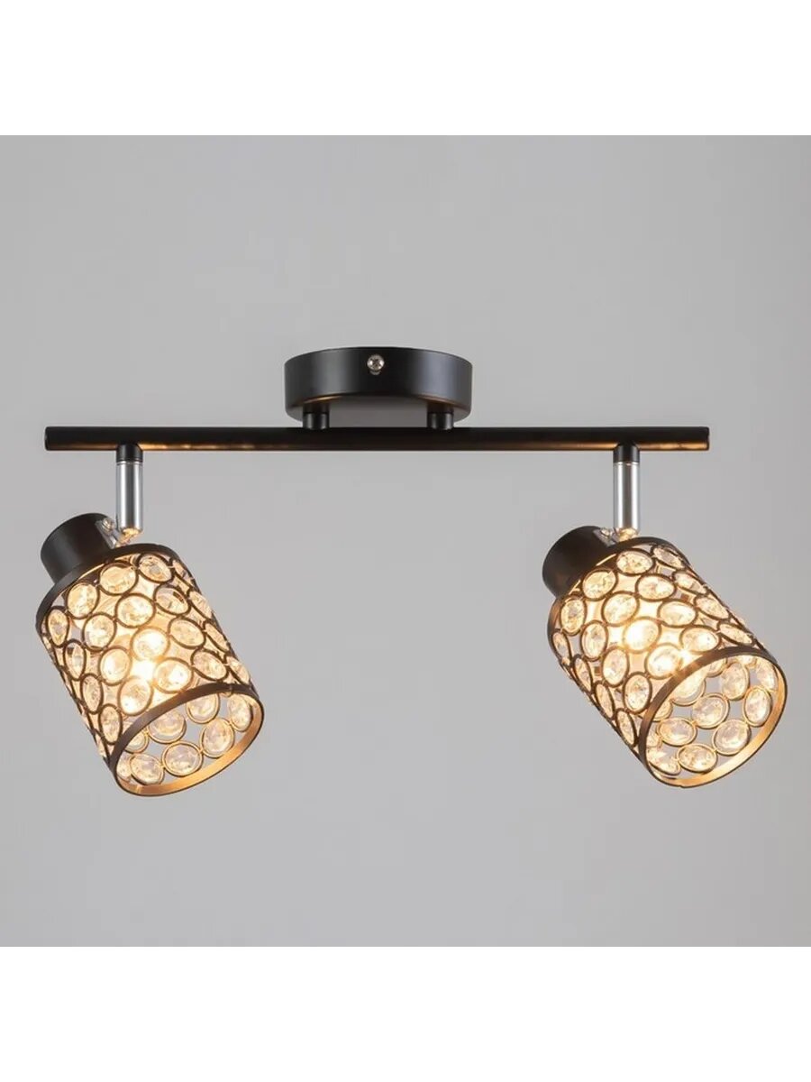 Современная черная люстра Моки для стильных интерьеров