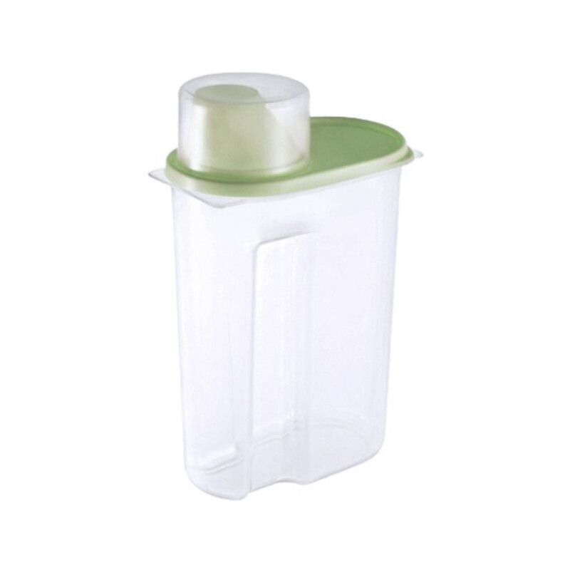 Контейнер для хранения practical 4x cereal containers dispenser с герметичными силиконовыми уплотнителями, зеленый, 2,5 л
