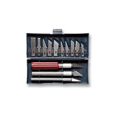 Набор резцов SPARTA по дереву с пластмассовой ручкой 13 шт