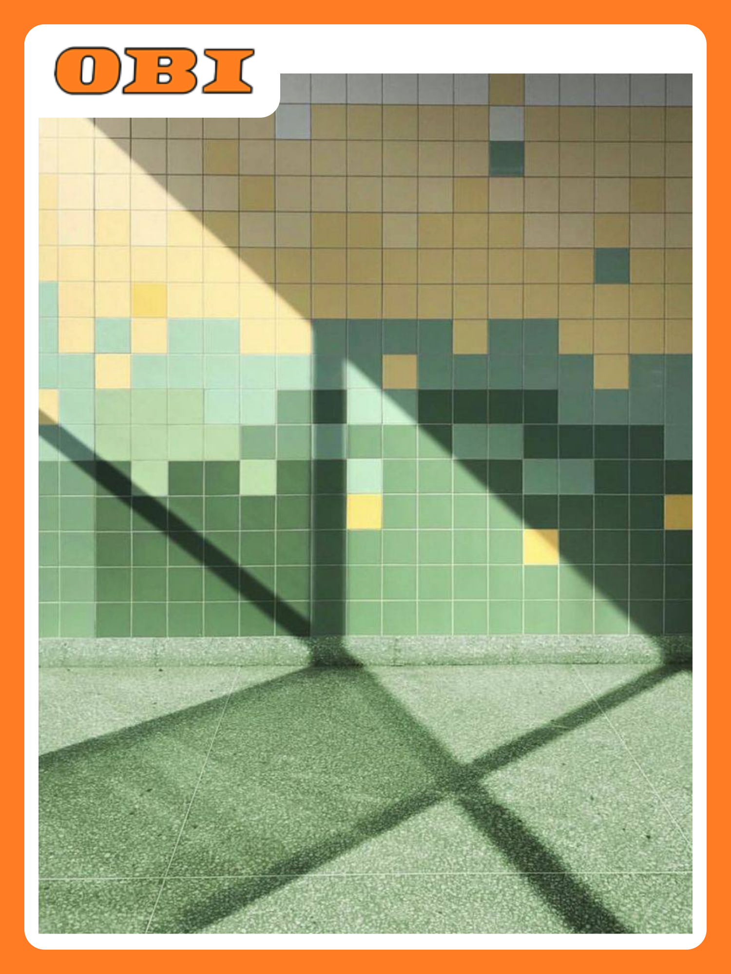 Плитка Настенная Axima Вегас желтый матовый 20X20 см 1,04 м²