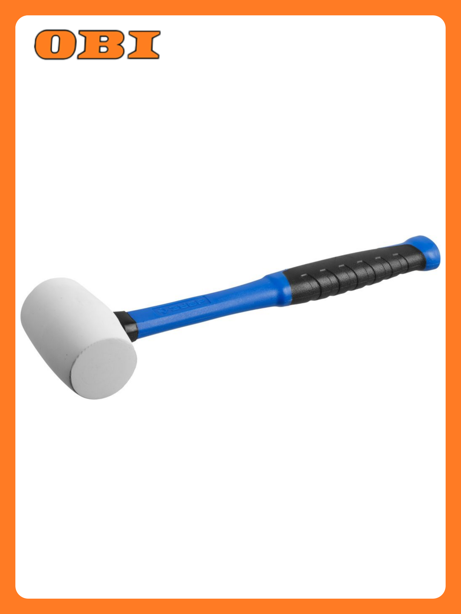 Киянка белая ЗУБР резиновая 230 г