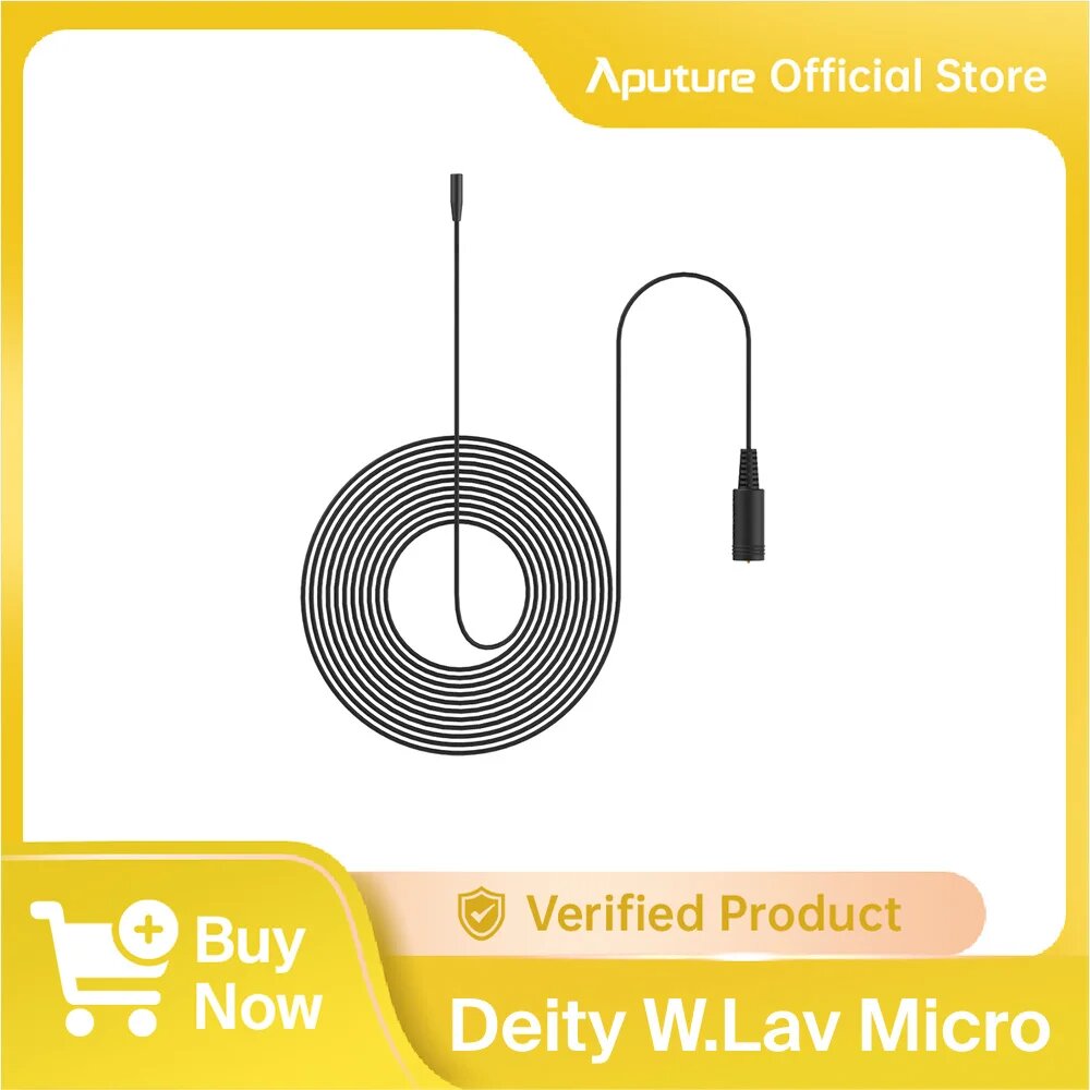 Deity W.Lav Micro Лаvalier Microphone Black
