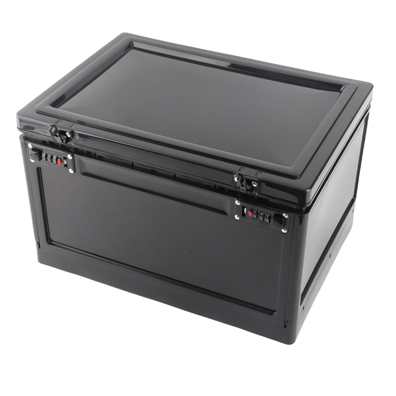 Контейнер для хранения продуктов, медикаментов, 3-значный кодовый замок, запираемый ящик для хранения вещей дома, в школе, в офисе, черный.