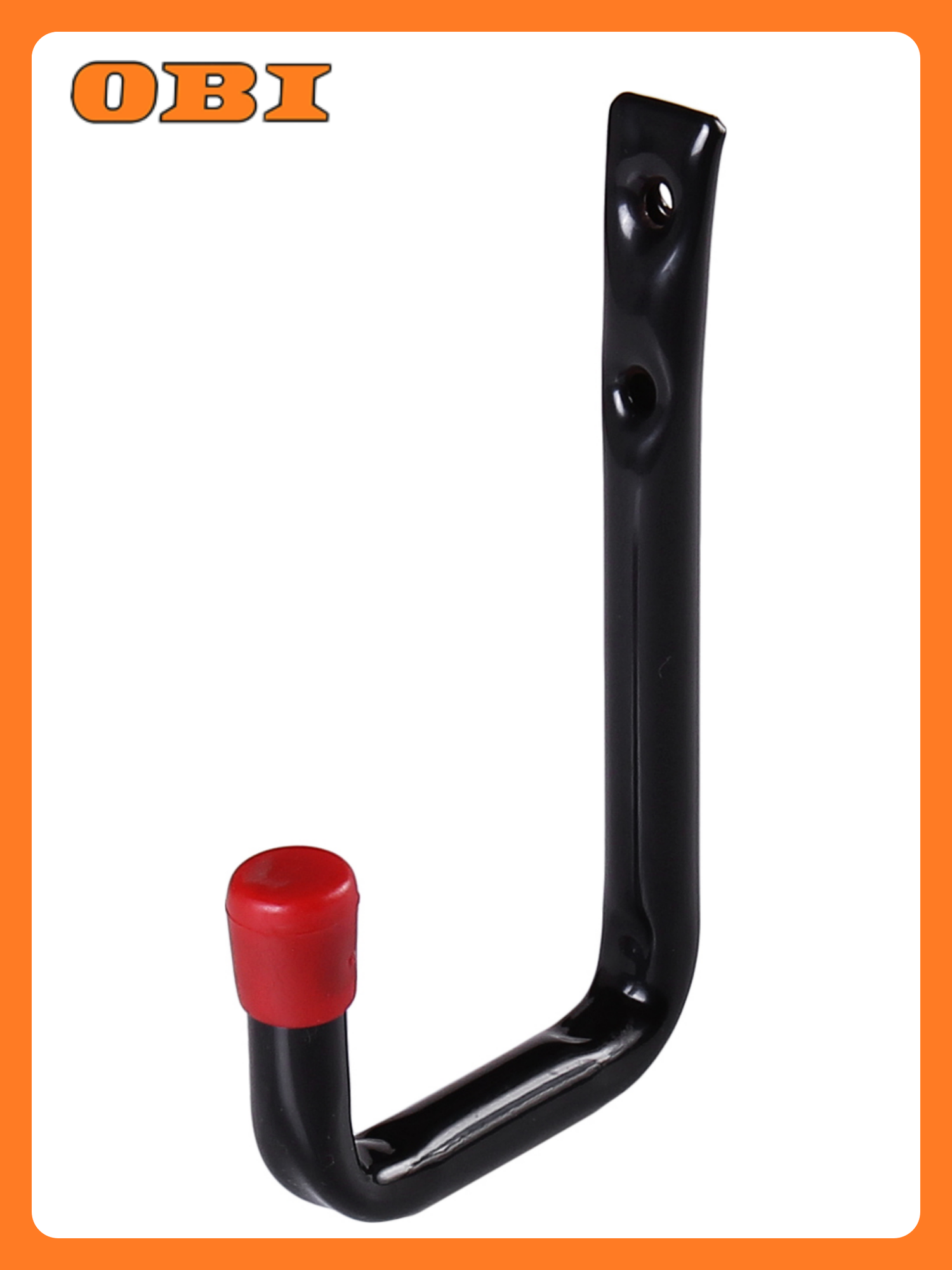 Крючок Larvij черный L 8 см