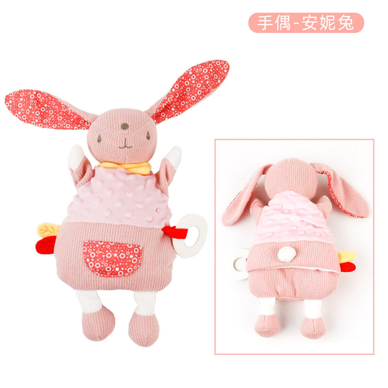 Детское полотенце Doudou этикетка может быть уговаривать спящую куклу Новая модель ручная кукла кролик_Соответствующая
