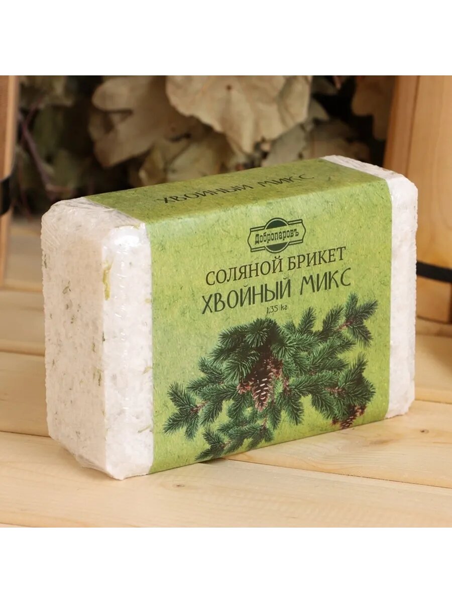 Хвойный микс — натуральная соль для бани