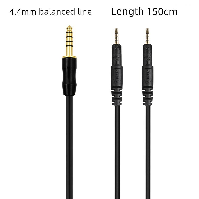 Кабель для наушников Audio-Technica ATH-R70X совместимый с однокристаллической медью 4.4 мм балансированный разъем 150
