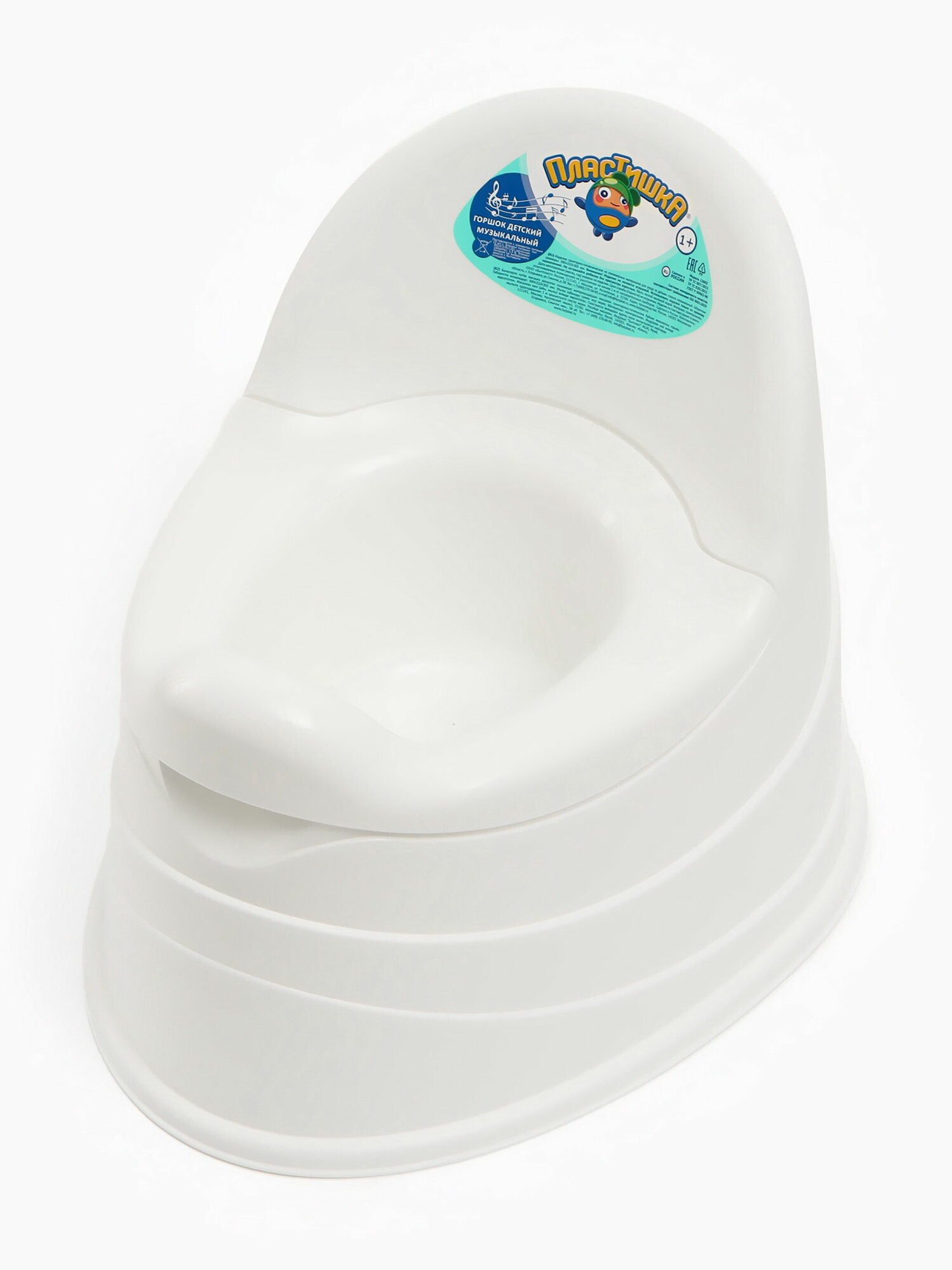 Горшок детский музыкальный, Белый, цвет: белый, тип: горшок музыкальный