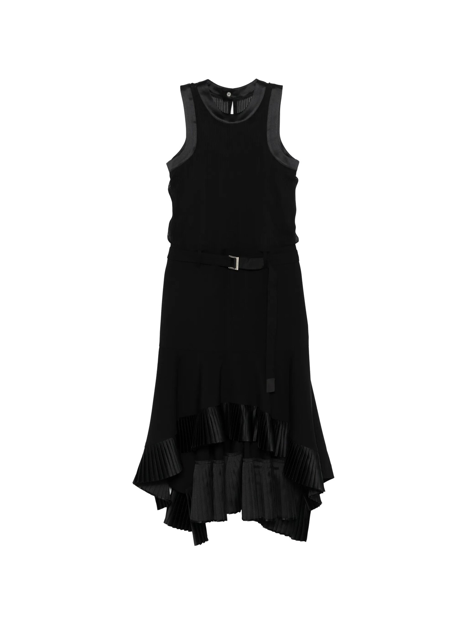 Платье Pleated belted midi dress