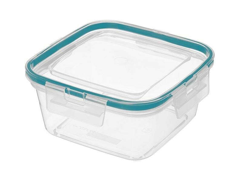 Контейнер 0.8Л для продуктов квадратный герметичный С защелками ПХ