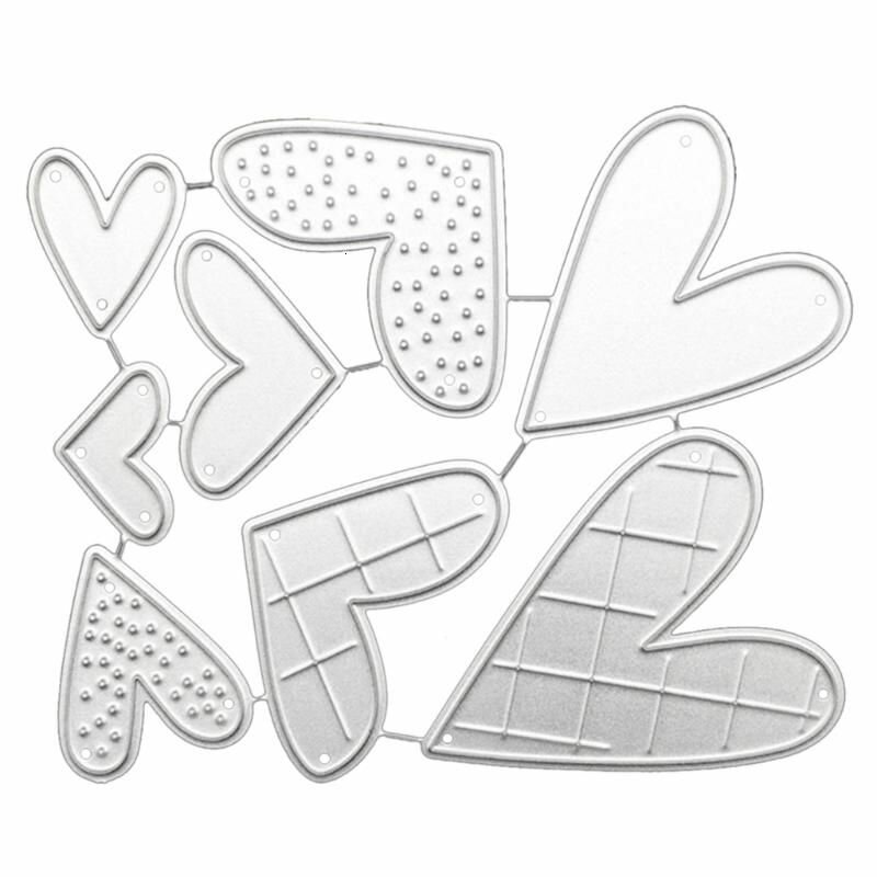 Звезды, рамка, цветочный узор, режущие штампы, 2