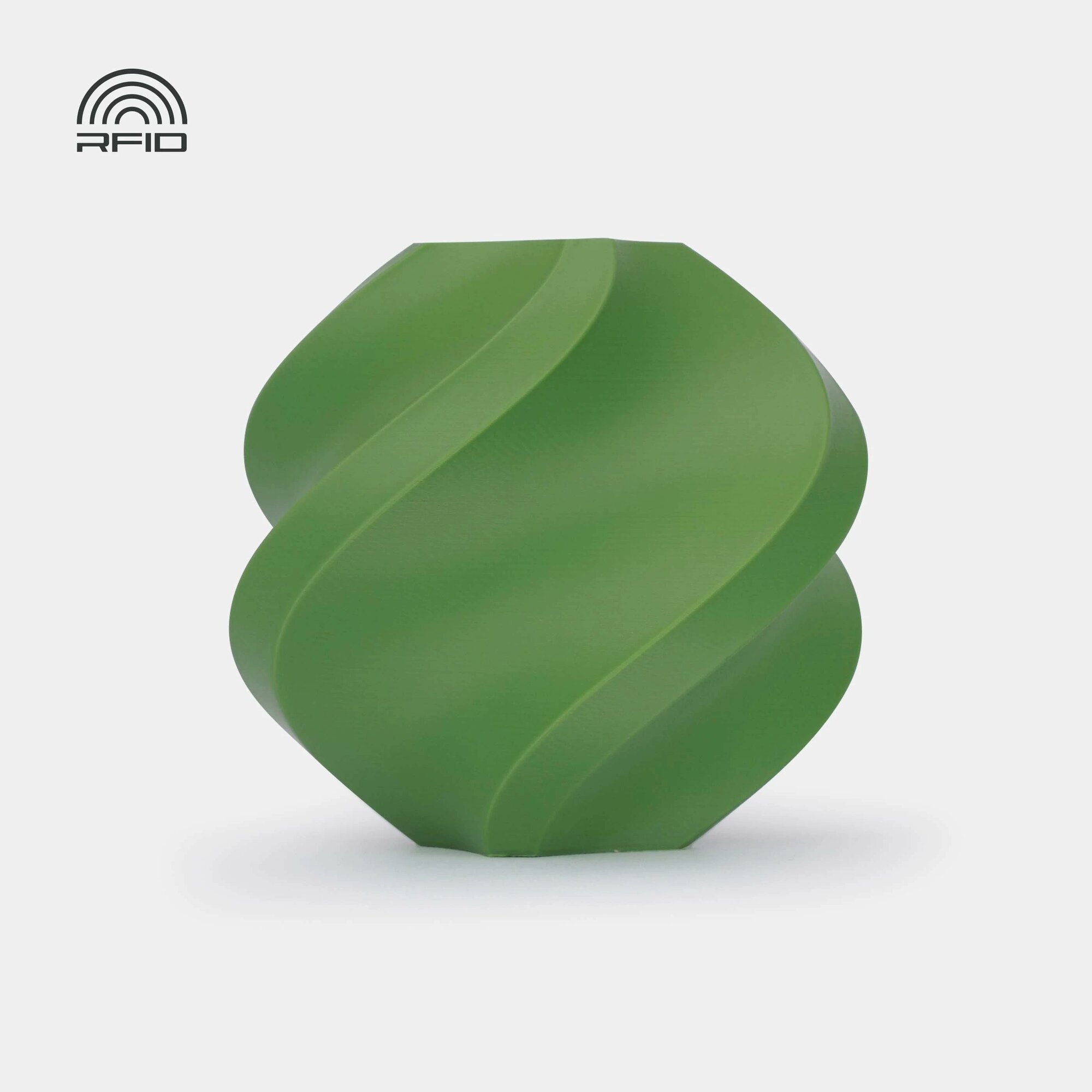 Bambu Lab ABS 3D-филамент: Сверхнизкий запах, высокая ударная вязкость, термостойкость, стабильность. RFID-идентификация параметров. Оливковый в комплекте с катушкой 40502