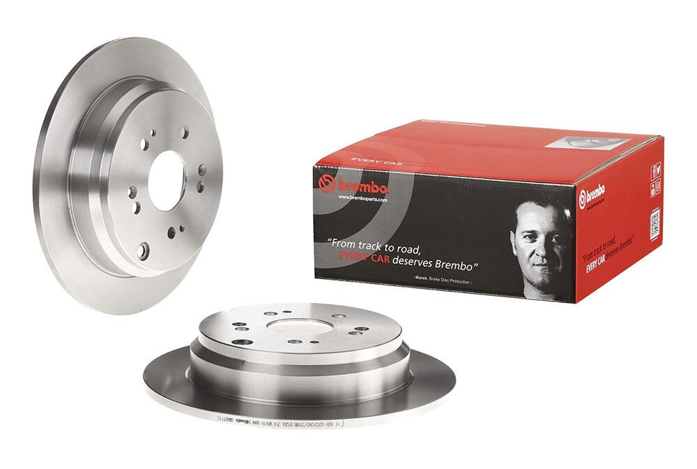 Диск тормозной сплошной задний BREMBO (08. A871.10) Prime Standard