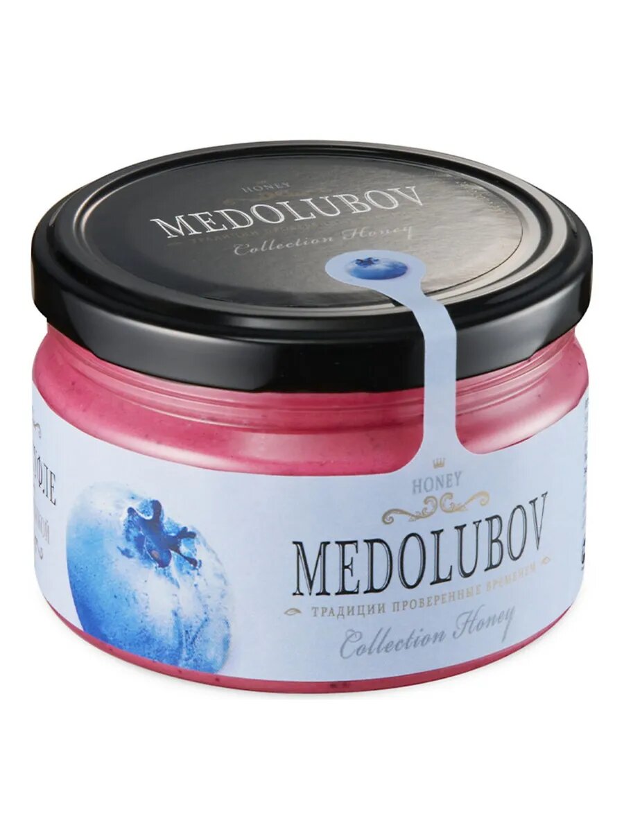 Медовое суфле Медолюбов с голубикой 240 г