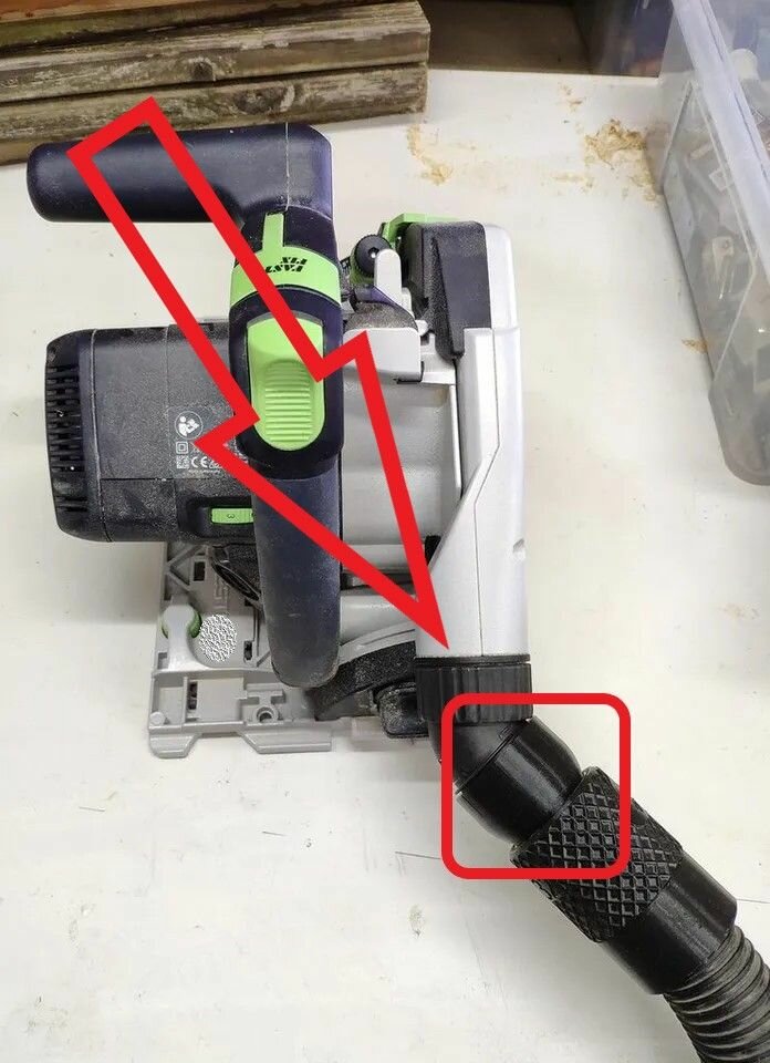 Адаптер системы osVAC M32 к пиле Festool TS 55