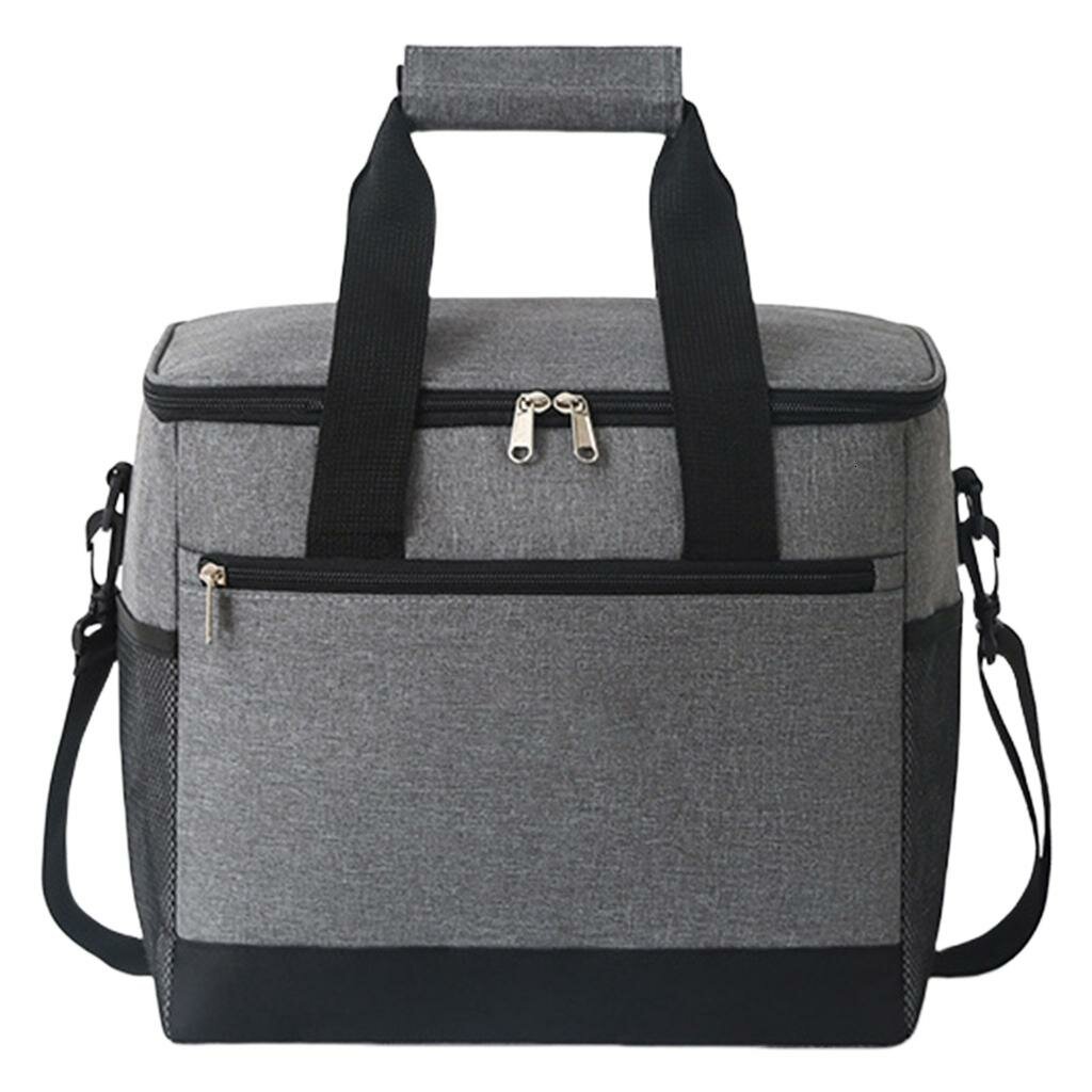 Портативный термоланчбокс для походов, Серый - 18L