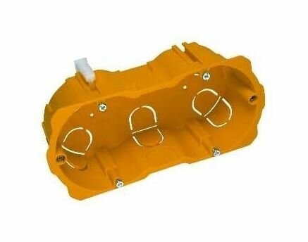 Установочная коробка Systeme Electric СП для ГСК двойная KM-251