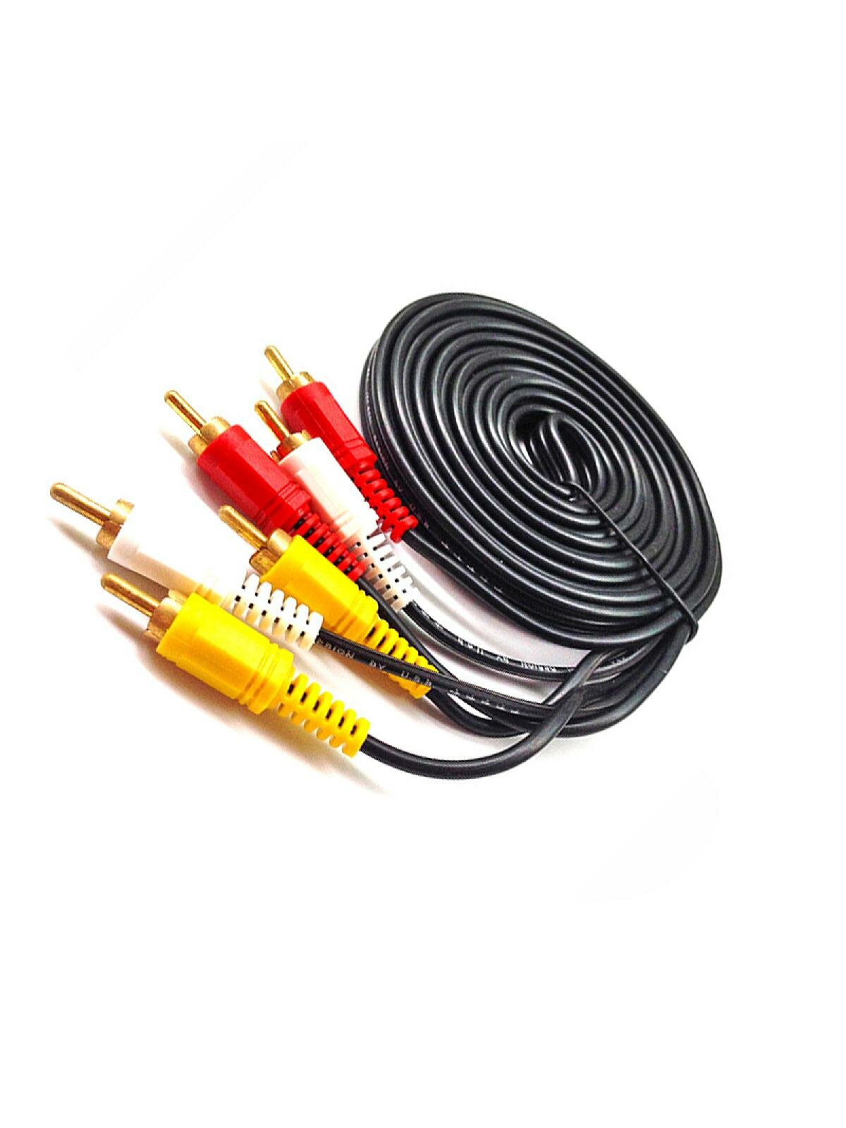 Кабель 3RCA-3RCA для подключения DVD-плееров к телевизорам и консолям