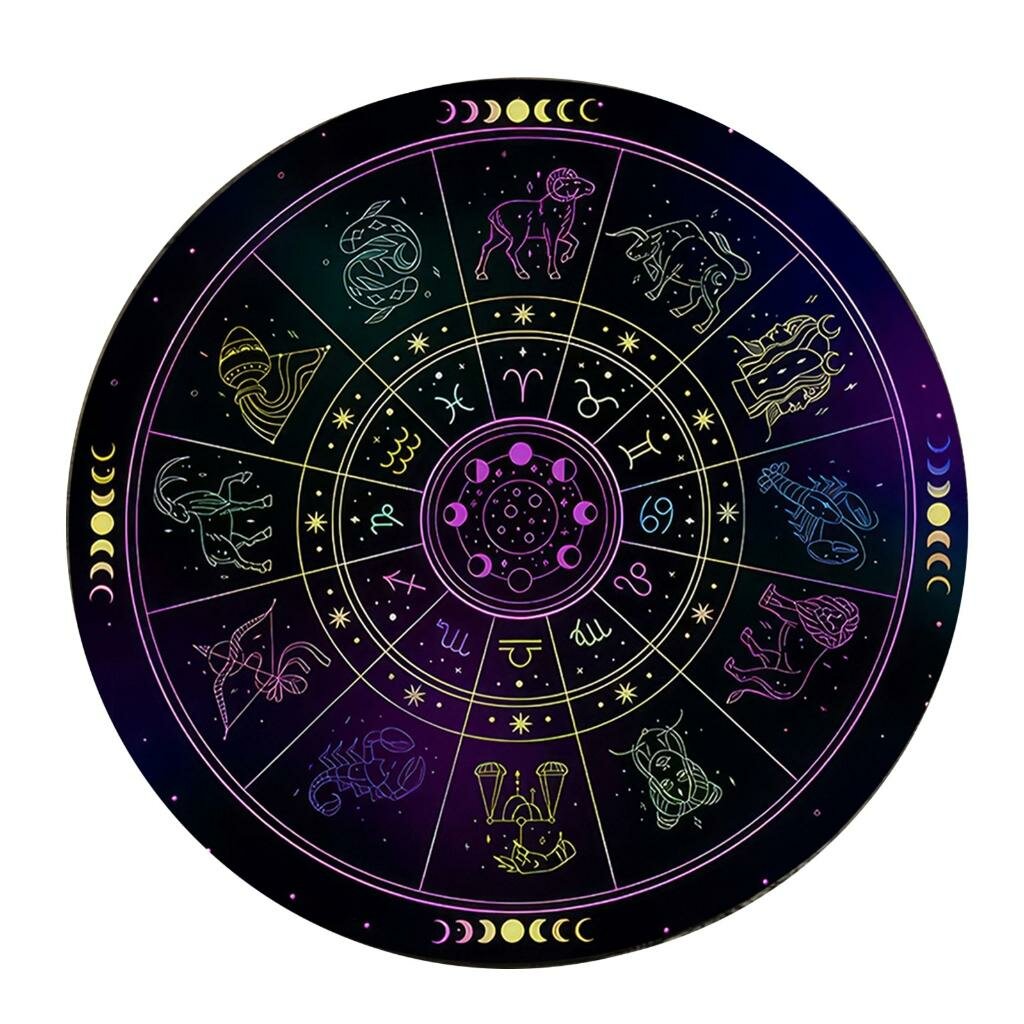 Биолокационный Коврик Для Гаданий, Коврик для Созвездий, Астрологические Маятники, Коврик Для Диаграммы, Балансирующие Медитации, Украшения, Коврик Для Таро