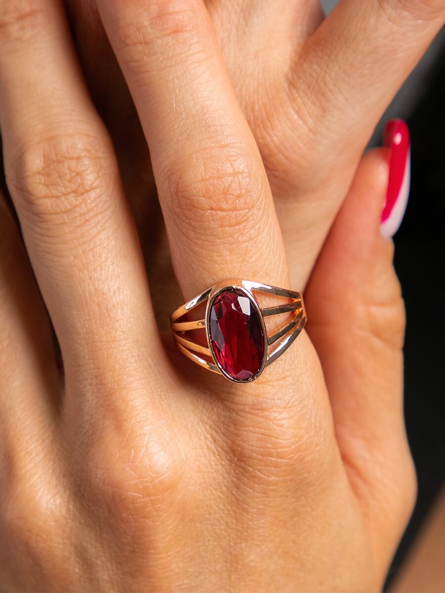 Кольцо, искусственный камень