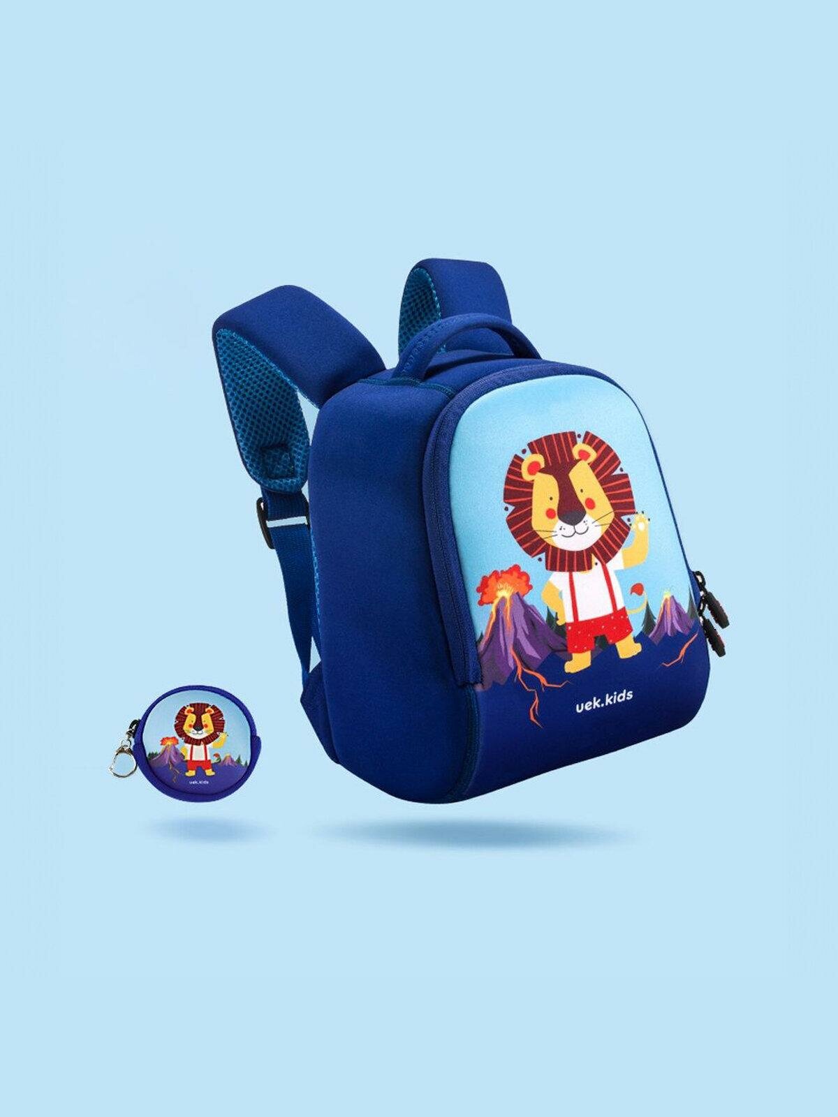 Рюкзак детский UEK.KIDS со львом / Рюкзак дошкольный маленький супер легкий